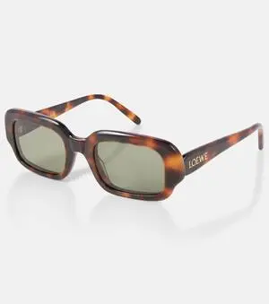 Loewe Slim Rectangular Sunglasses - Brown