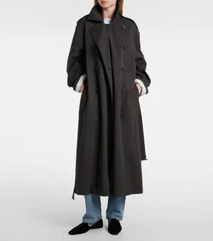 TOTEME Cotton-blend Trench Coat In Washed