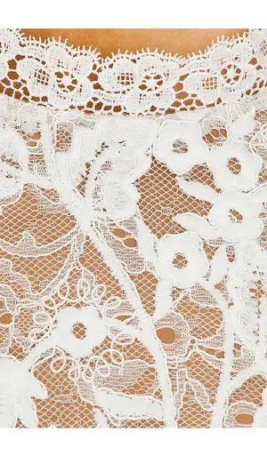 Line & Dot Lace Mini Dress