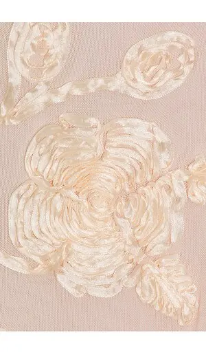ROTATE BY BIRGER CHRISTENSEN Floral Mesh Tube Dress