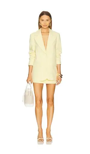 FAVORITE DAUGHTER Oversized Crepe Blazer