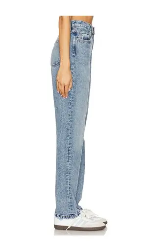FAVORITE DAUGHTER The Mikaela Low Slung Long Slim Straight Jeans