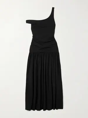 RÓHE Off-the-shoulder Ruched Maxi Dress
