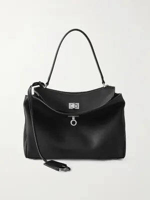 Balenciaga Rodeo Small Leather Tote - Black