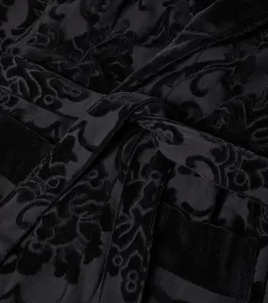 Dolce & Gabbana Dg Cotton Terry Bathrobe