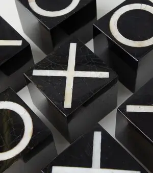 L'Objet Tic Tac Toe Decorative Object - Multicoloured