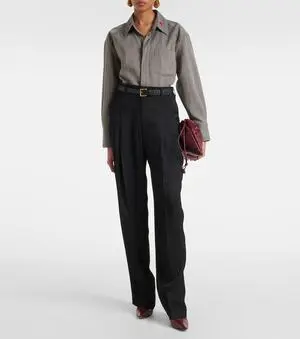 Bottega Veneta High-rise Tapered Trousers