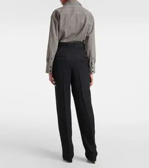 Bottega Veneta High-rise Tapered Trousers
