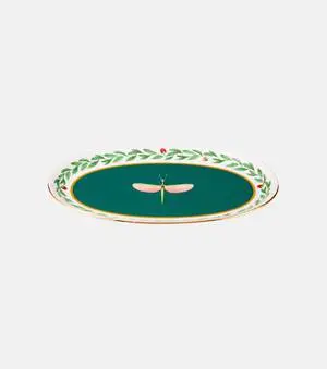 La DoubleJ Libellula Porcelain Platter Multicoloured