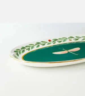 La DoubleJ Libellula Porcelain Platter - Multicoloured