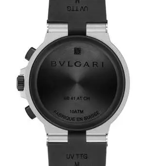 BVLGARI Aluminium And Titanium Chronograph Watch