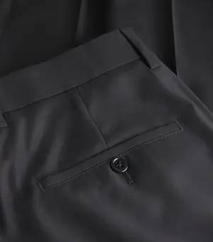 Emporio Armani Virgin Wool Tailored Trousers
