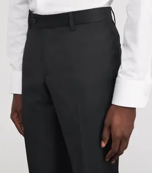 Emporio Armani Virgin Wool Tailored Trousers