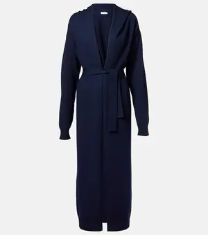Alaïa Virgin Wool Hooded Cardigan