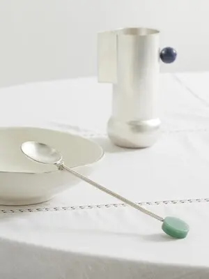 NATALIA CRIADO Double Soup -plated Quartz Spoon
