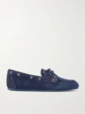 STUART WEITZMAN Tinsley Suede Loafers - Blue