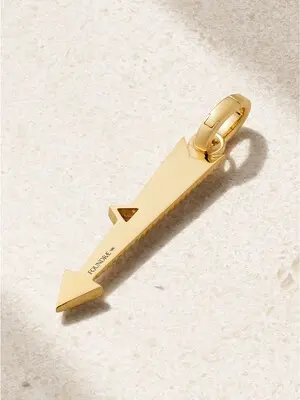 FOUNDRAE 18-karat Diamond Arrow Pendant