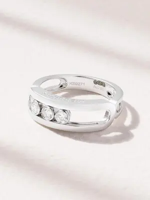 Messika Messika Move Classique 18 Karat White Gold Diamond Ring Silver