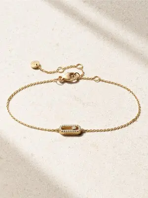 Messika Move Uno 18-karat Diamond Bracelet - Gold