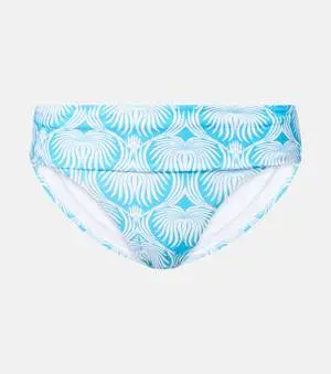 Melissa Odabash Brussels Printed Bikini Bottoms - Blue