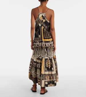 MARANT ETOILE Sabbage Printed Cotton Midi Dress