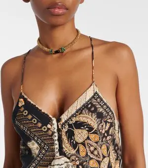 MARANT ETOILE Sabbage Printed Cotton Midi Dress