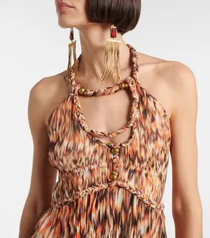 Isabel Marant Étoile Rozilda Printed Silk Mini Dress - Multicoloured
