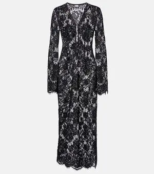 BANANHOT Millie Lace Maxi Dress - Black