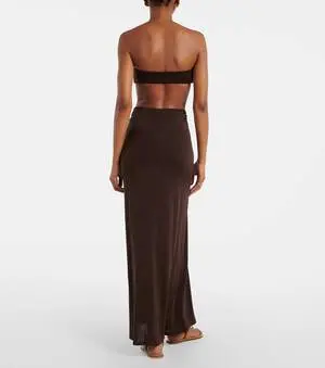 Jade Swim Skyla Maxi Skirt - Brown