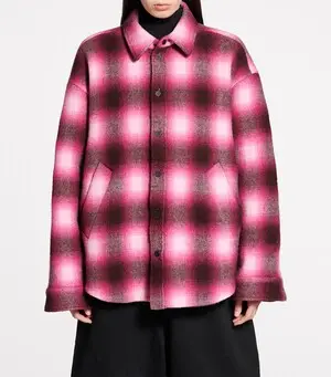 Balenciaga Wool Plaid Jacket