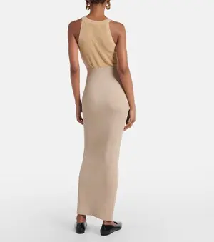 Max Mara High-rise Ribbed Maxi Skirt