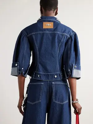 Simone Rocha Embellished Denim Jacket