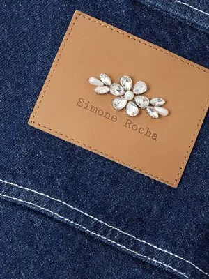 Simone Rocha Embellished Denim Jacket