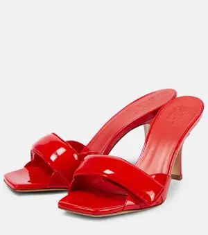 GIA BORGHINI Alodie Patent Leather Mules