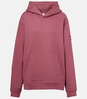 Alo Yoga Renown Cotton-blend Terry Hoodie - Red