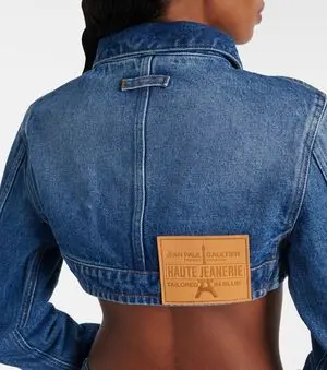 JEAN PAUL GAULTIER Cropped Denim Jacket
