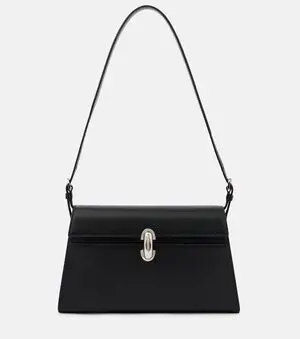Savette Symmetry 26 Leather Shoulder Bag - Black