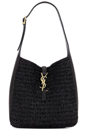 Saint Laurent Saint Laurent Small Le 5 A 7 Hobo Bag Nero