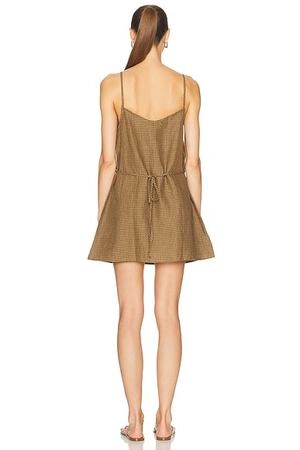 DEIJI STUDIOS Tie Front Linen Dress