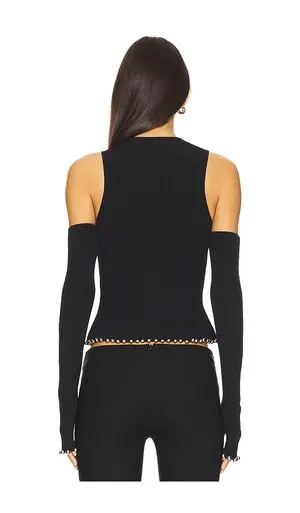 PRIVATE POLICY Twist Front Knit Top
