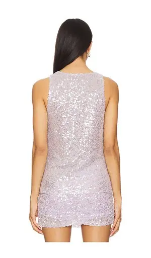 ANIYE BY Sequin Cowl Neck Top