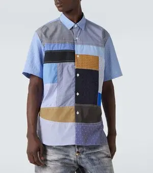 Junya Watanabe Patchwork Cotton Shirt - Multicoloured