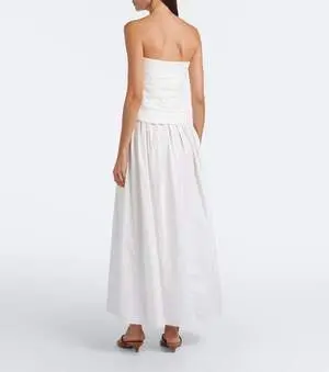 ADRIANA DEGREAS Cotton Maxi Skirt