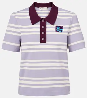 Tory Burch Striped Polo Shirt - Multicoloured
