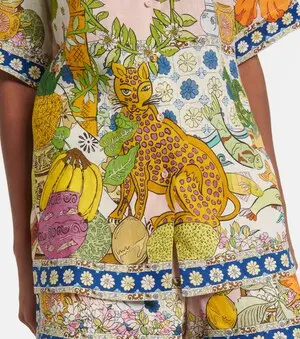 ALEMAIS Hazel Printed Linen Shirt