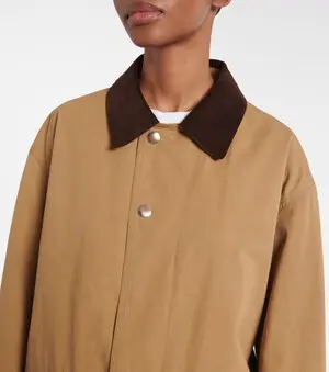 THE ROW Frank Cotton Gabardine Jacket