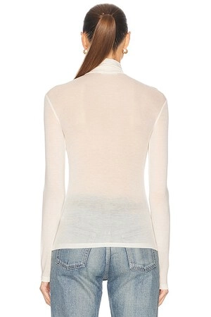 Renggli Sheer Jersey Turtleneck