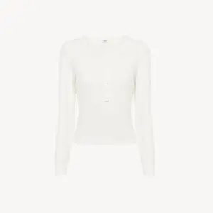 Chloé Henley Shirt - Iconic Milk
