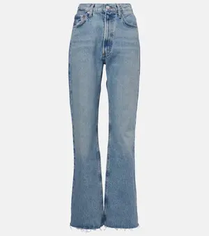 AGOLDE Leena High-rise Flared Jeans - Blue