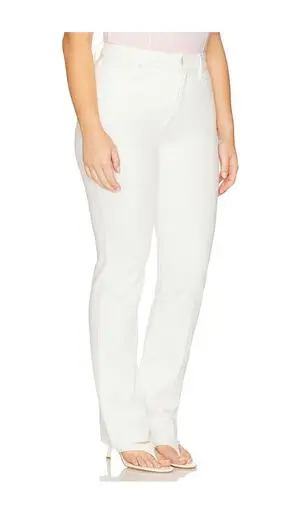 Good American Good Icon Straight Jeans - White